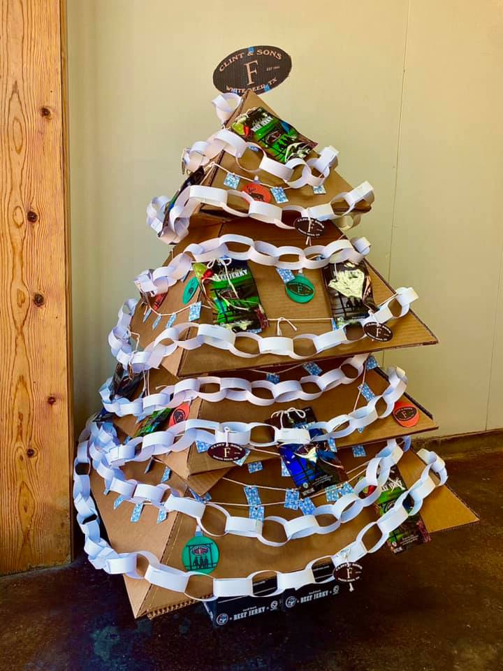 Warehouse Christmas Tree – Clint & Sons Fundraising